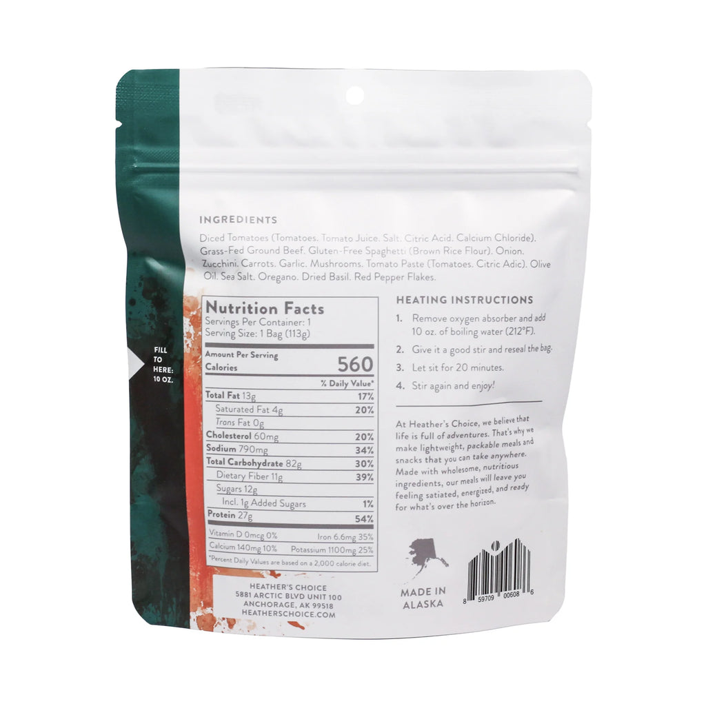 Grass-Fed Beef Spaghetti – The Equipment Shop at American Alpine Institute